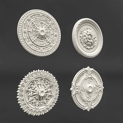 Classic Ceiling Pattern 01 3d Model By Nvere