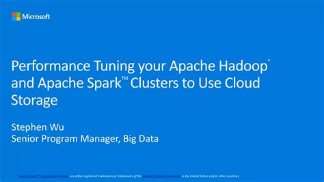 Performance Tuning Your Hadoopspark Clusters To Use Cloud Storage Ppt