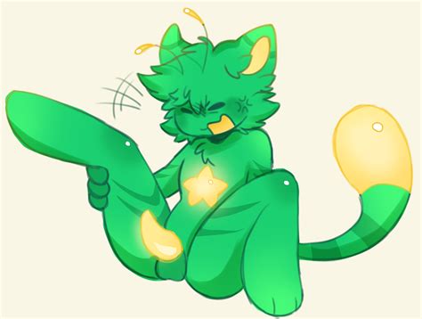 Rule 34 Digitabyte Furry Gnarpian Gnarpy Regretevator Holding Leg Male No Dialogue Penis