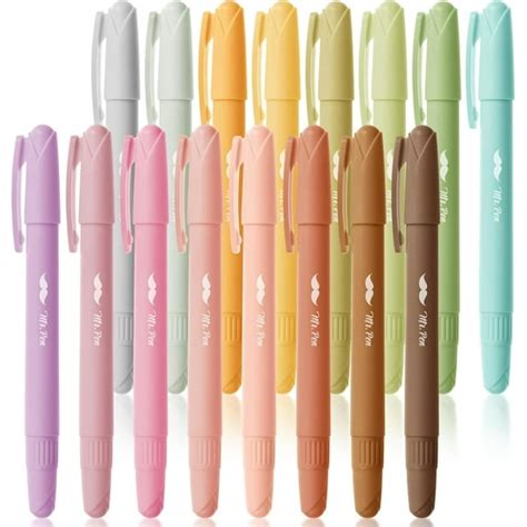Mr Pen Gel Highlighter 16 Pack Assorted Colors Bible Highlighters