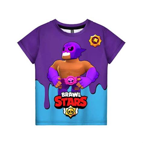 Brawl Stars T Shirt El Primo Rudo Tees Meteor Rush Brawl Stars