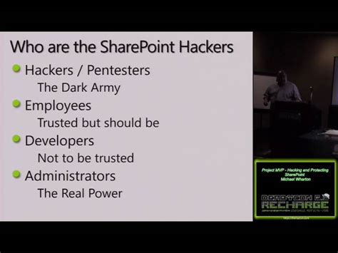 Conference Talks Talk Project Mvp Hacking And Protecting Sharepoint