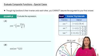 Evaluate Composite Trig Functions Video Tutorials Practice Problems Channels For Pearson