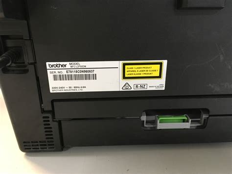 Printer MFC L DW Power Cable Included Appears To Function