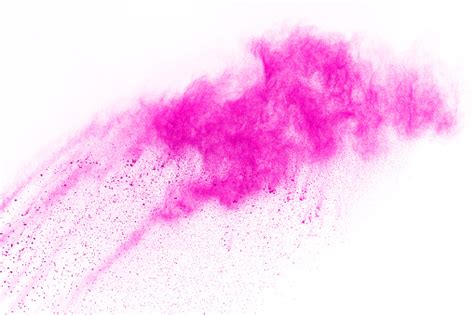 추상 분홍색 분말의 배경 색상 분말 폭발 던지기 색상 분말 흰색 바탕에 색상 반짝이 텍스처의 동결 운동 0명에 대한 스톡 사진 및 기타 이미지 Istock