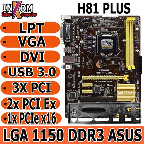 Jual Mainboard Mobo Motherboard Intel H Socket Lga Atx Onboard Shopee Indonesia