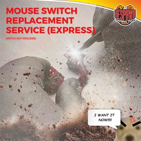 Mouse Switch Replacement Service Express Respawn Gaming Tech