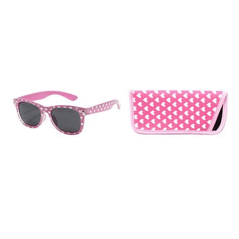 Girl Plastic Fashion Sunglasses And Pouch Pilot Optics