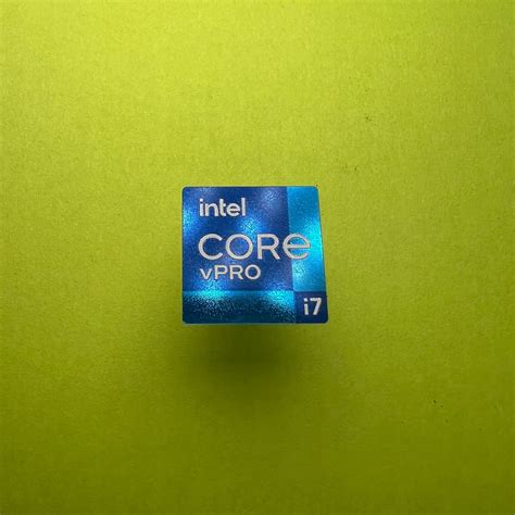 Intel Core Vpro I7 18x18mm Počítačová Nálepka Pc Windows 18 Za 2