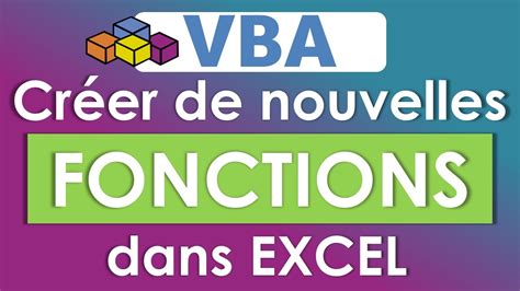 Vba Ajouter De Nouvelles Fonctions Dans Excel Youtube