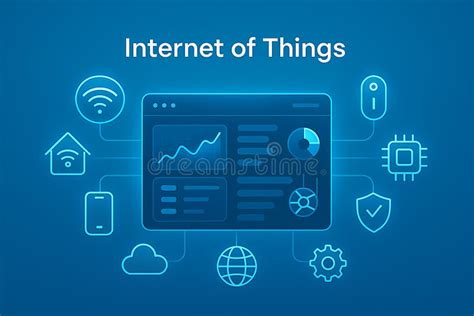 Internet Of Things Concept With Interconnected Devices And Data
