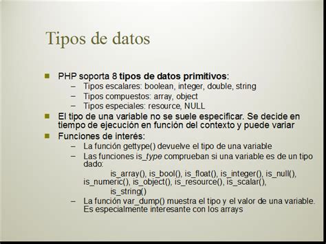 Lenguaje Php Básico