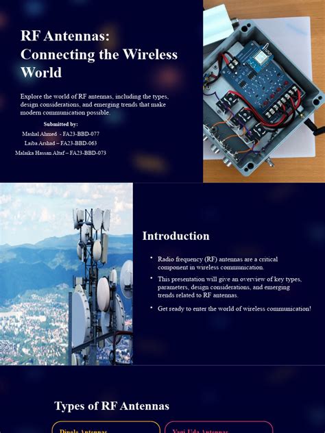 Rf Antennas Final Project Applied Physics Pdf