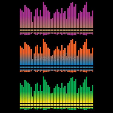 Equalizer Type Stock Vector Illustration Of Graph Pattern 9060037