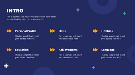 Animated Student Intro Powerpoint Template