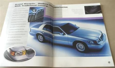 2000 Ford Grand Marquis Catalogue Brochure Pub Folder Prospekt Dépliant English Eur 1495