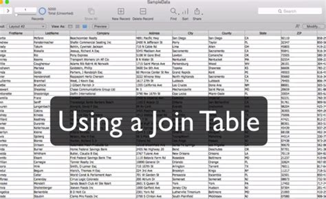 what is a join table and when do you need one