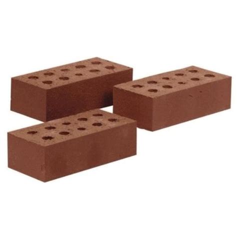 Class B Engineering Bricks Red Perforated 500 Per Pack Construction Site Supplies
