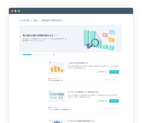 データ分析に活かせるSQL実践コース Progate for Business