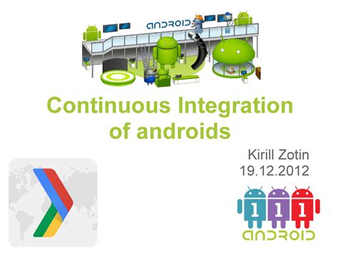 Continuous Integration For Androids Speaker Deck