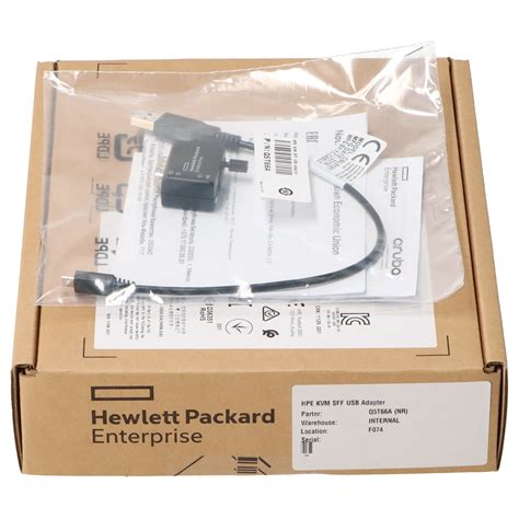 Hpe Kvm Console Sff Usb Interface Adapter Q5t66a 878393 001 P02193 001 Neu