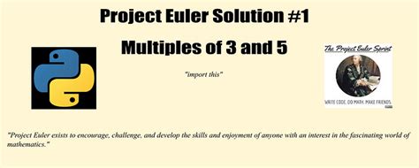 Project Euler 1 Multiples Of 3 And 5 By Aditya Zope Medium