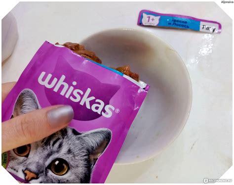 Корм для кошек Whiskas рагу с треской и лососем «whiskas «Треска и лосось и усатая мордочка