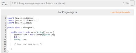 Solved 225 Programming Assignment Palindrome Deque A