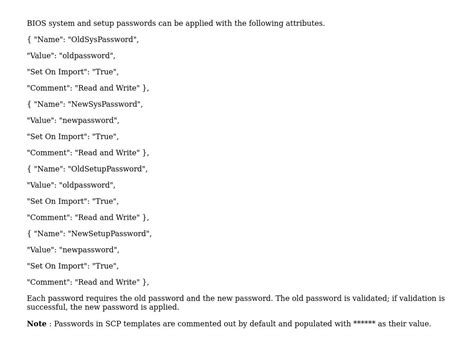 system and setup passwords server configuration profiles reference