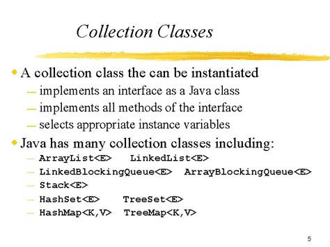 Javas Collection Framework 1 Javas Collection Framework W