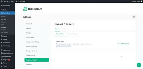 Importexport How To Transfer Documentation Between Sites With