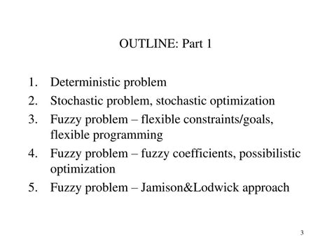 PPT Linear Optimization Under Uncertainty Comparisons PowerPoint Presentation ID