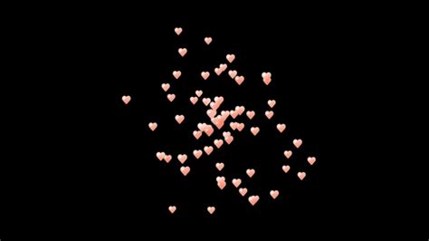영상데코소스 분홍 하트 폭죽 투명영상소스 Mov 올리브크레아 Youtube