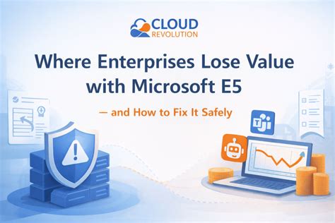 Microsoft E5 Licensing Where Enterprises Lose Value — And How To Fix