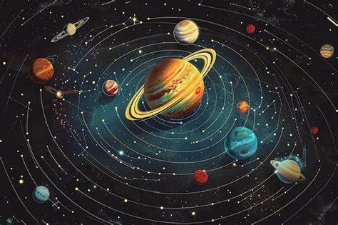 Premium Photo Recording Conjunctions Of Inner And Outer Planets