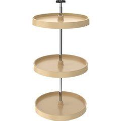 Rev A Shelf 32 Inch Diameter Lazy Daisy Full Circle 2 Shelf Lazy Susan Set Almond LD 2062 32