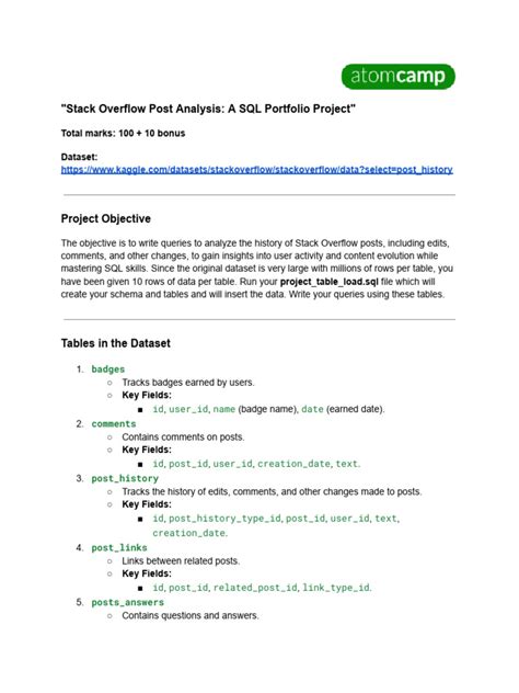 Da3 Sql Portfolio Project Pdf Software Databases