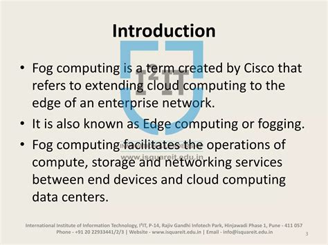 Introduction To Fog Computing Ppt Cloud Computing Internet