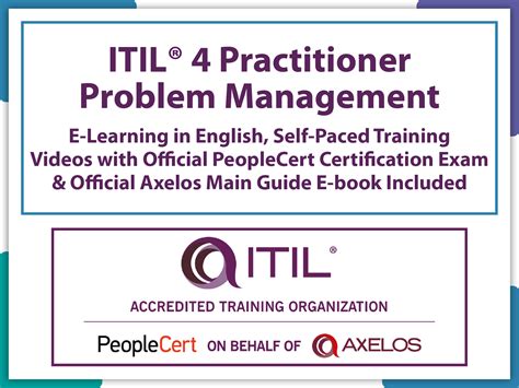 Itil® 4 Practitioner Problem Management