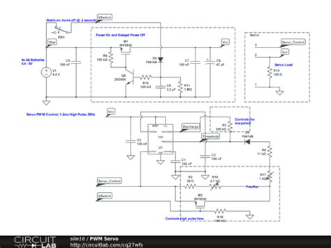 pwm servo circuitlab
