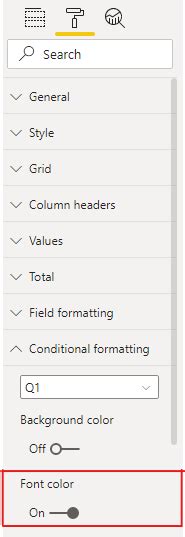 Solved Table Conditional Format One Column Based On Anoth