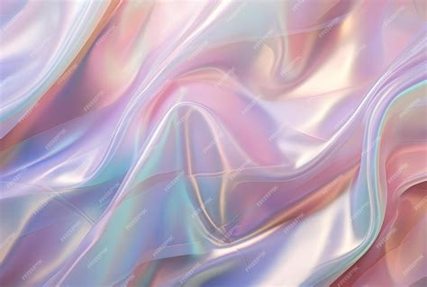 Premium Photo A High Tech Holographic Textile Wallpaper In The Style Of Close Up