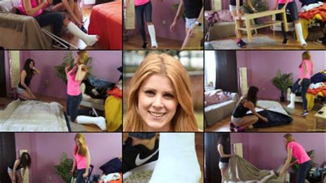 Chloe SLWC Hop Gimp And Crutch To Make Room For Her Bestie Casted Memories Clip Store