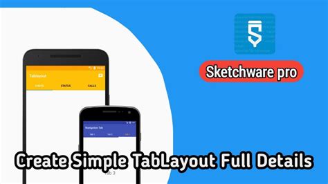 how to learn simple tablayout in sketchware pro part13 youtube