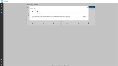 Post Your Data Form Impact Datasource