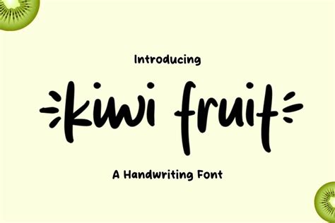 Kiwi Fruit Font Madfonts Kiwi Fruit Font Madfonts