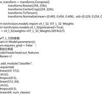 Wind 的想法 想调用Pytorch中的torchvision models 的VIT预训练模型对图片进行分类请教一下需要和如何对图片进行Patch切片么 我的基本关键点如下 知乎