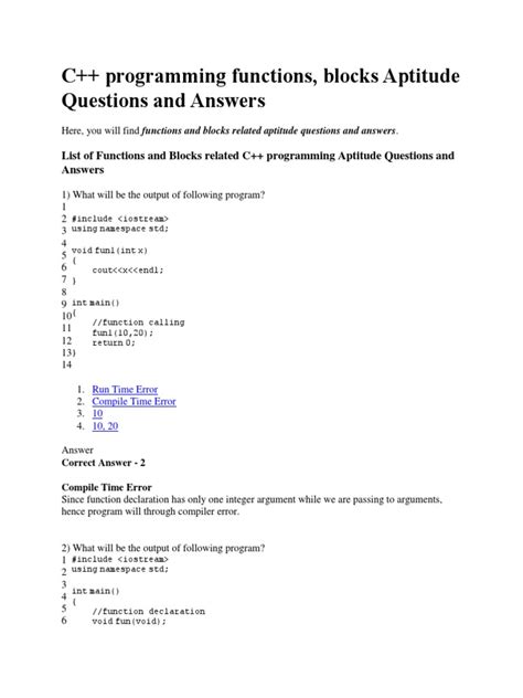C Interview Pdf Inheritance Object Oriented Programming Class Computer Programming