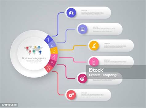 타임 라인 인포 그래픽 6 옵션으로 벡터와 비즈니스 아이콘 디자인 순서도에 대한 스톡 벡터 아트 및 기타 이미지 순서도 0명 3가지 개체 Istock