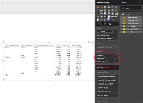 Re Getting Ridiculously Wrong Subtotals In Matrix Microsoft